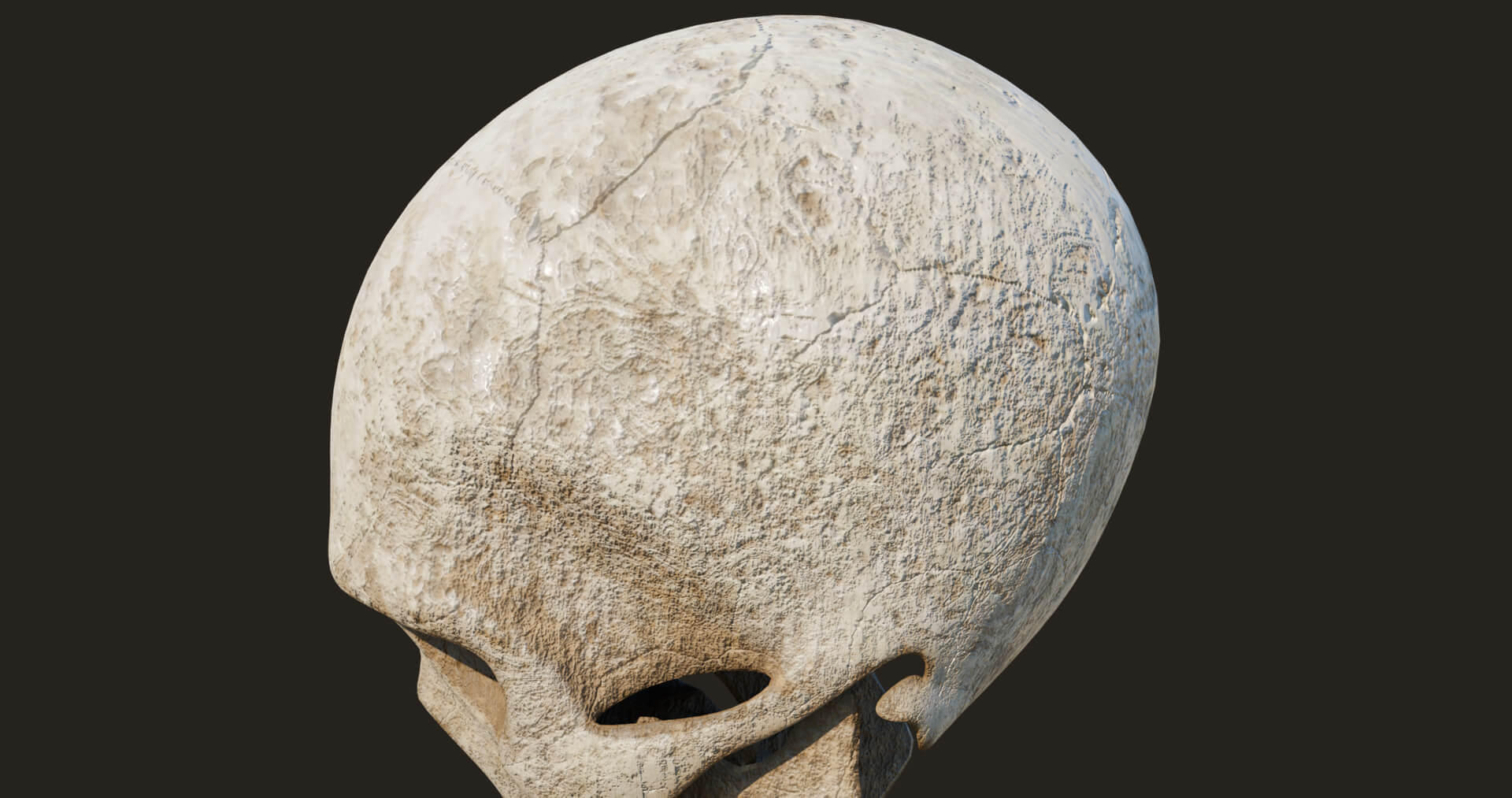 Crack Skull PBR - 3D Model by Eight Vertex