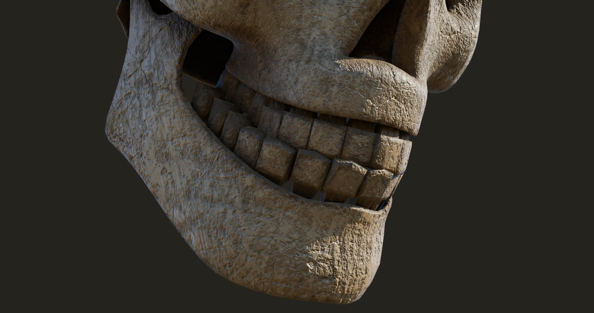Crack Skull PBR - 3D Model by Eight Vertex