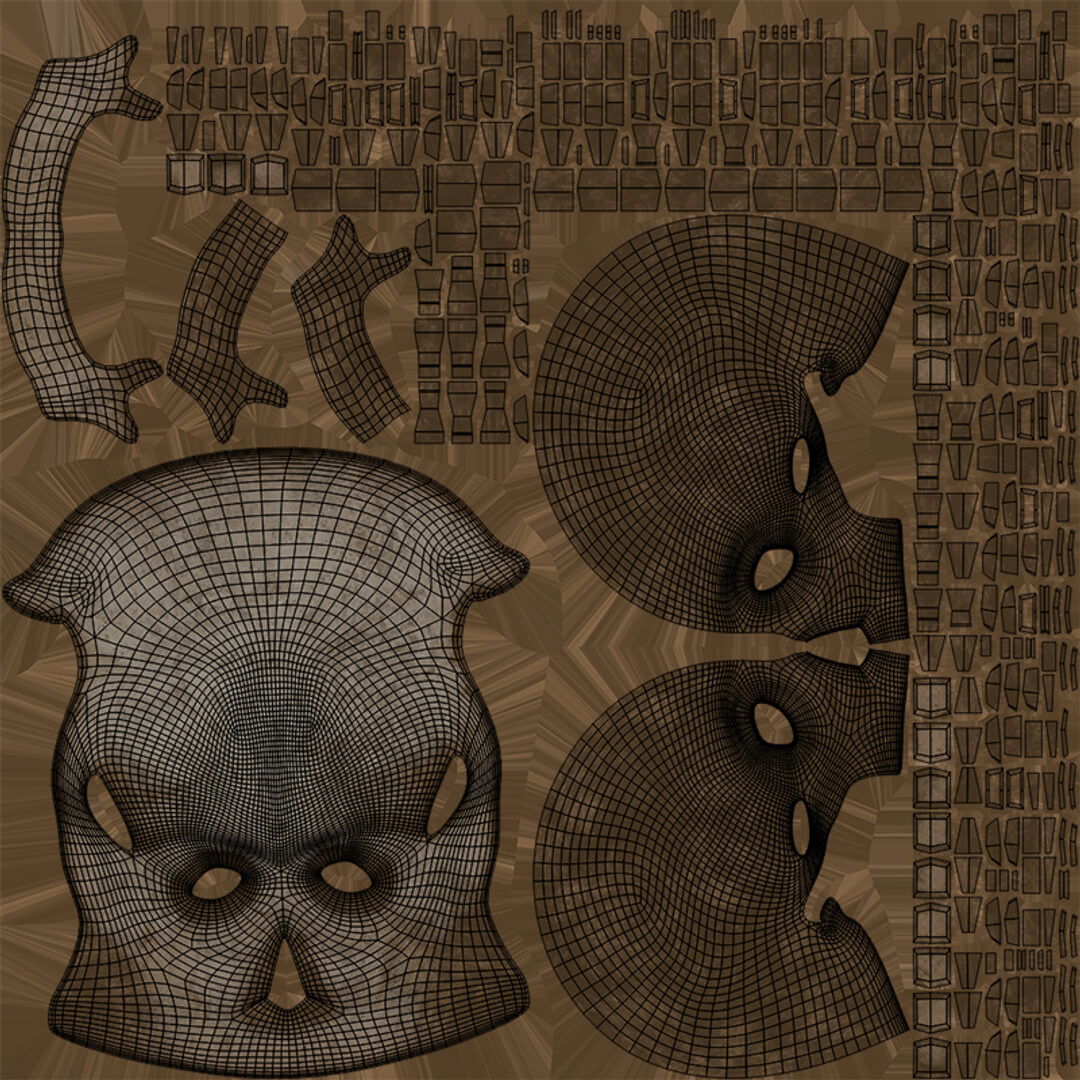 Crack Skull PBR - 3D Model by Eight Vertex