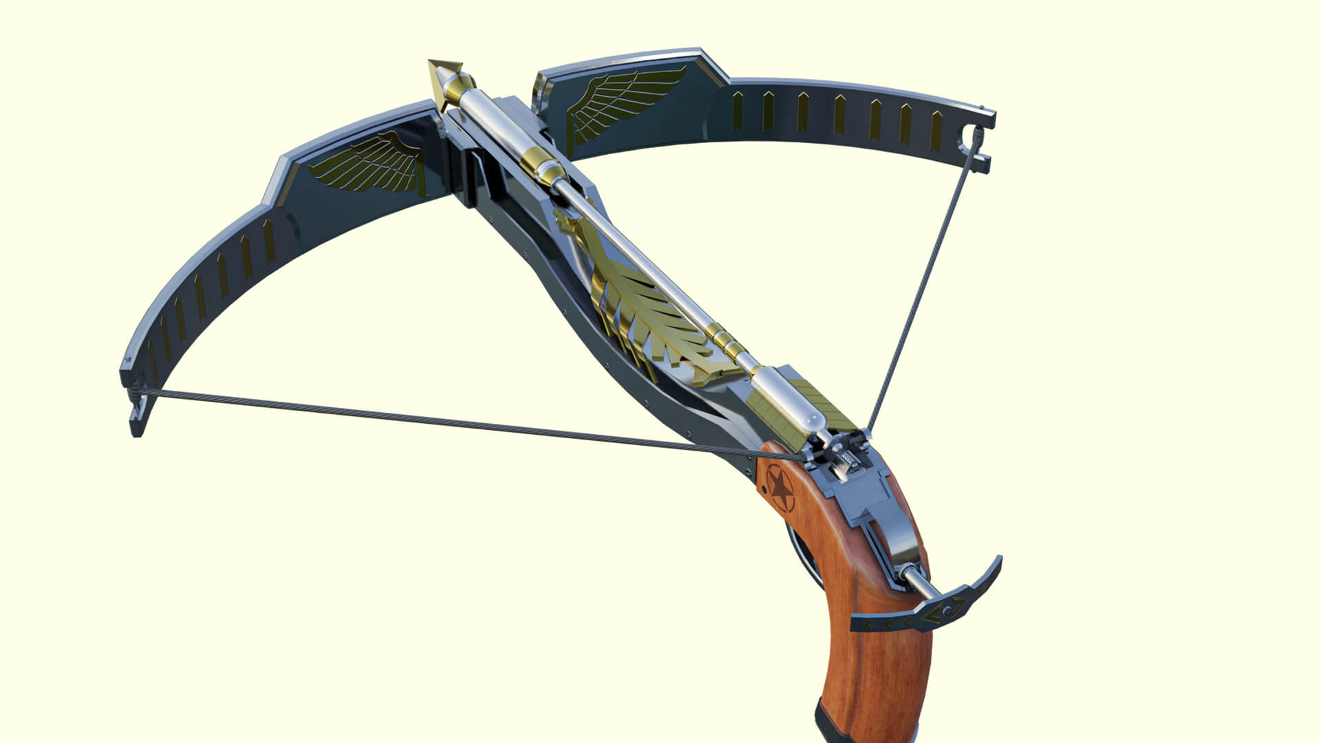 Crossbow Gun - Arrow Shooter 3D Model by Eight Vertex