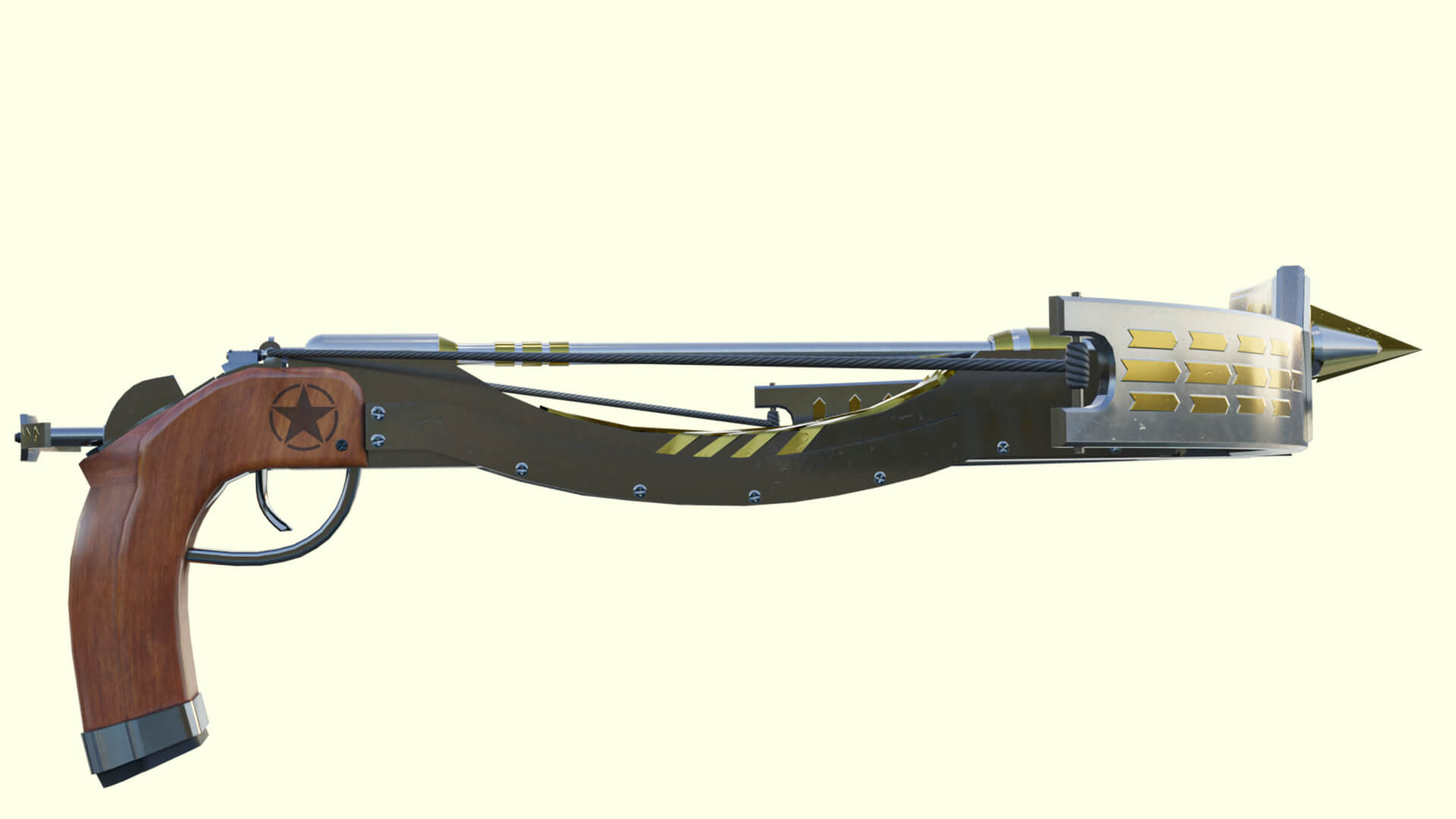 Crossbow Gun - Arrow Shooter 3D Model by Eight Vertex