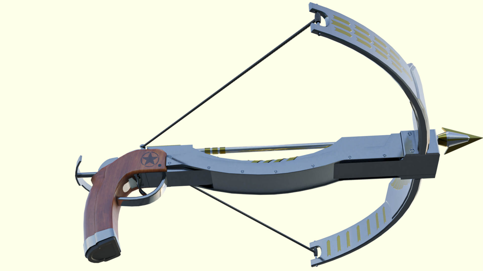 Crossbow Gun - Arrow Shooter 3D Model by Eight Vertex