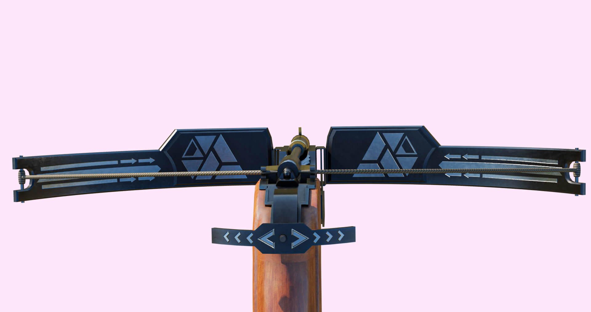 Crossbow Gun Game Ready PBR - 3D Model by Eight Vertex