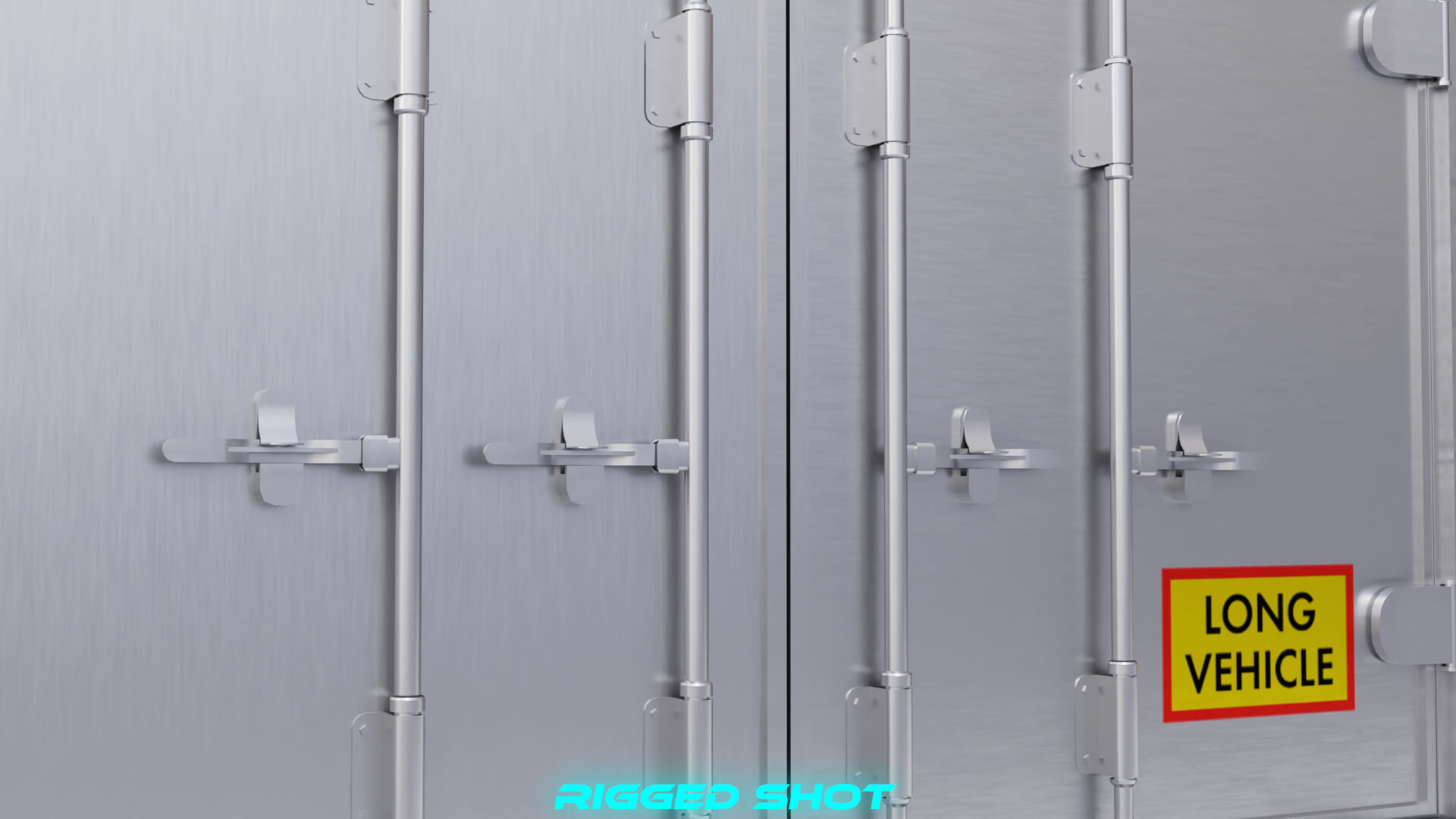 Curtainsider Semi Trailer All PBR Unity UE Textures - 3D Model by Eight Vertex