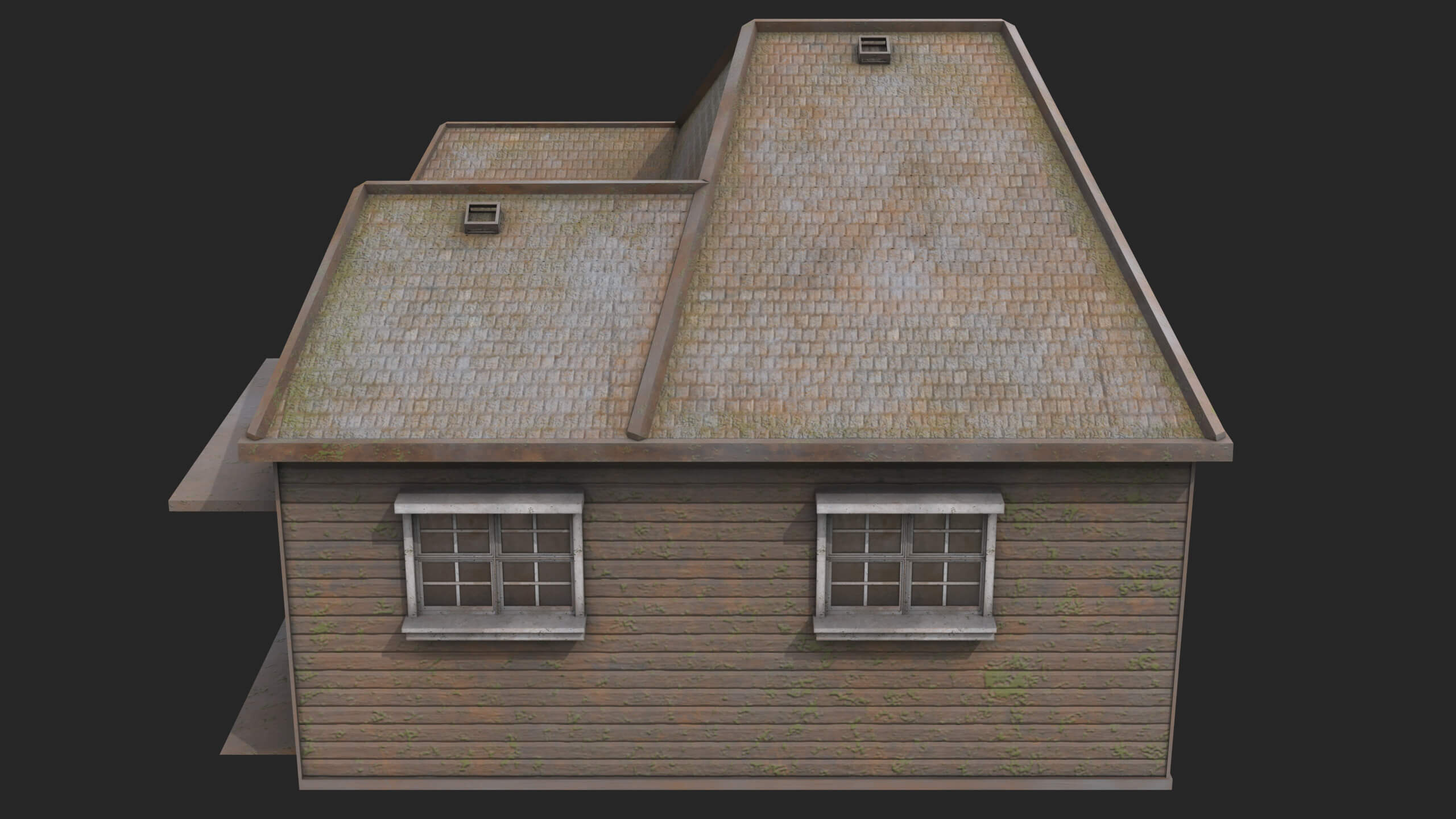 Old Dusty House 02 All PBR Unity UE Textures - 3D Model by Eight Vertex