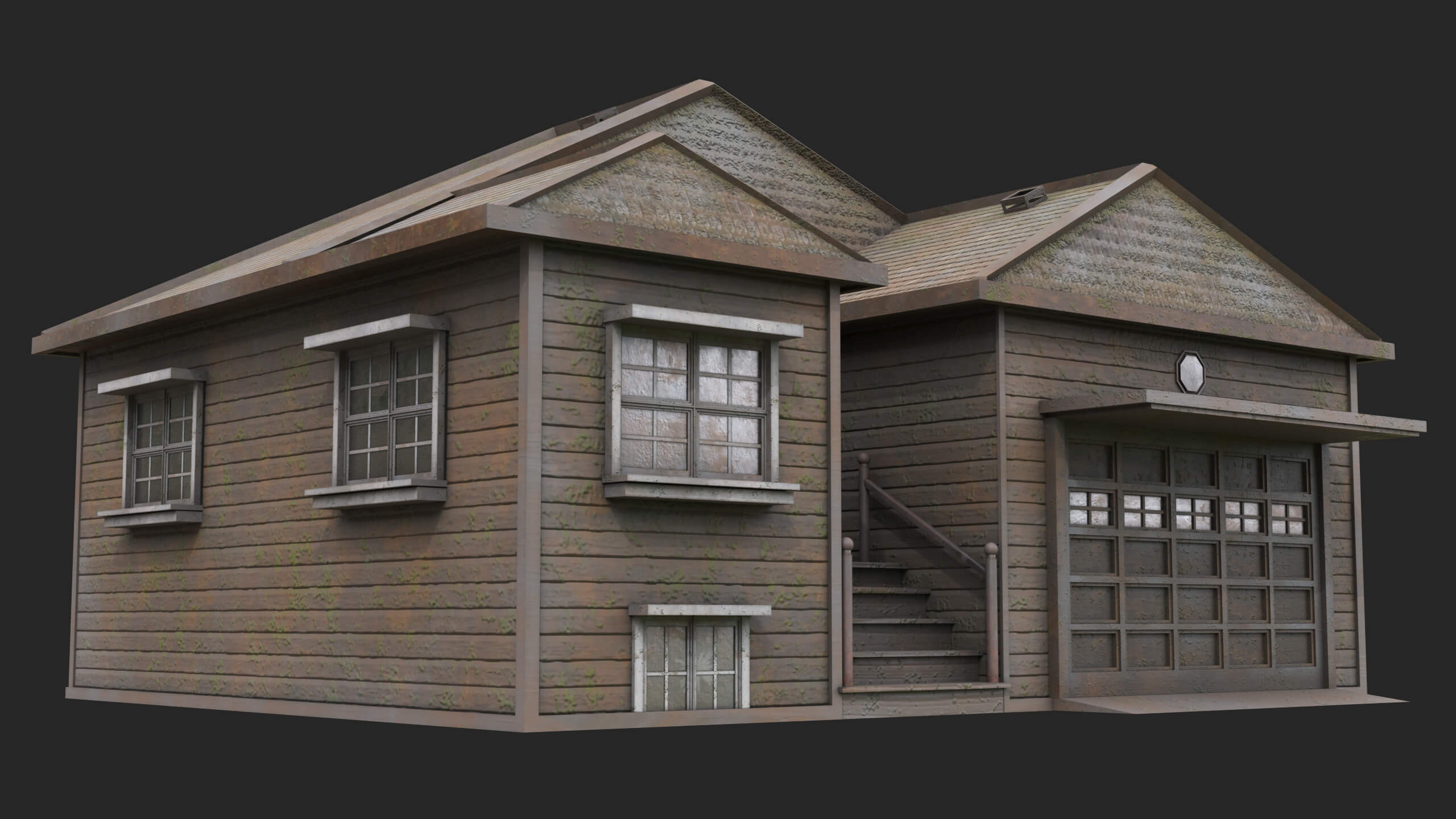 Old Dusty House 02 All PBR Unity UE Textures - 3D Model by Eight Vertex