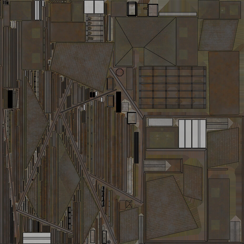 Old Dusty House 02 All PBR Unity UE Textures - 3D Model by Eight Vertex