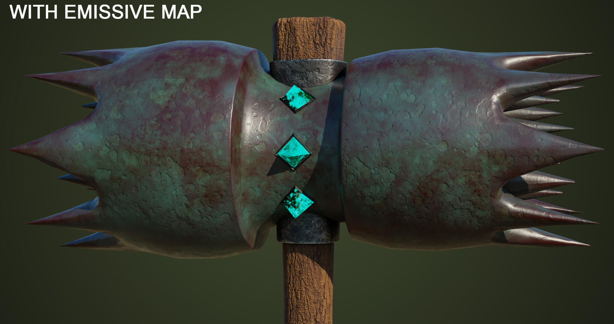 Dragon Skin Hammer All PBR Unity UE Textures - 3D Model by Eight Vertex