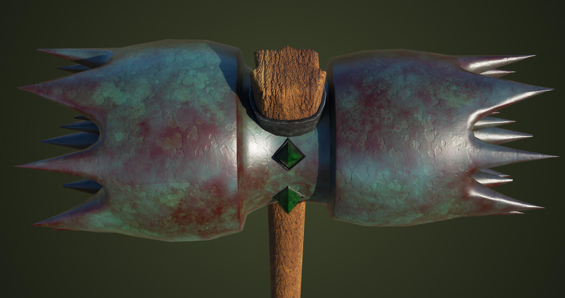 Dragon Skin Hammer All PBR Unity UE Textures - 3D Model by Eight Vertex