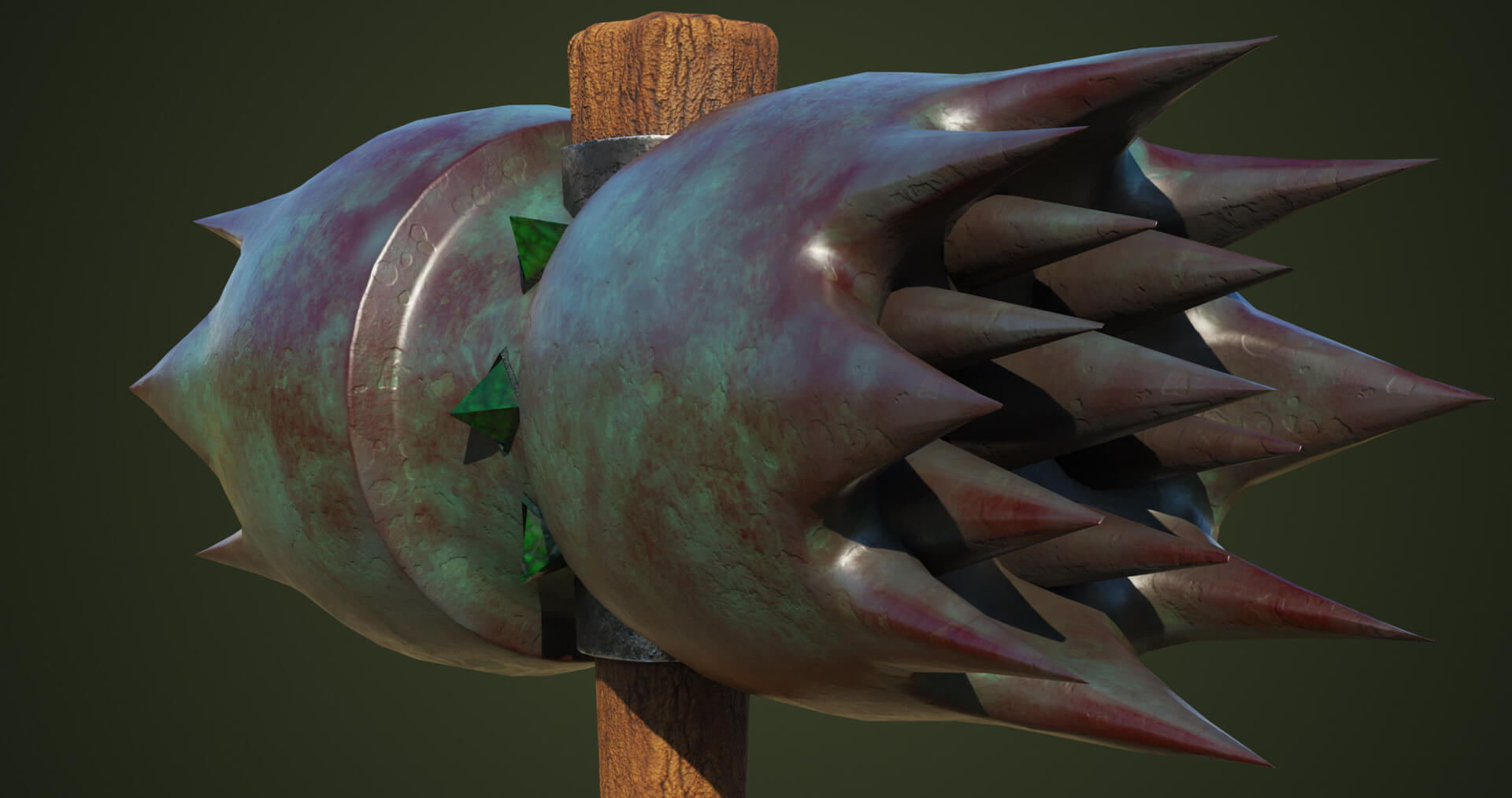 Dragon Skin Hammer All PBR Unity UE Textures - 3D Model by Eight Vertex