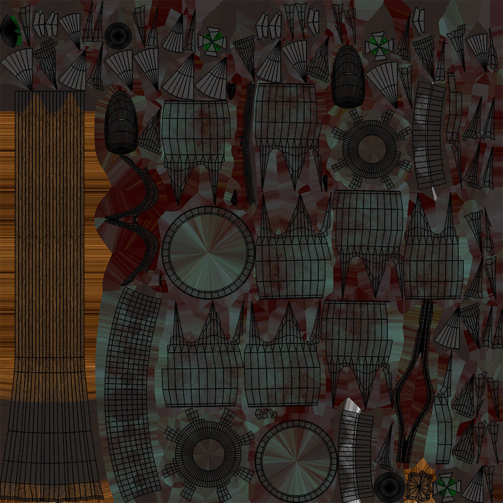 Dragon Skin Hammer All PBR Unity UE Textures - 3D Model by Eight Vertex