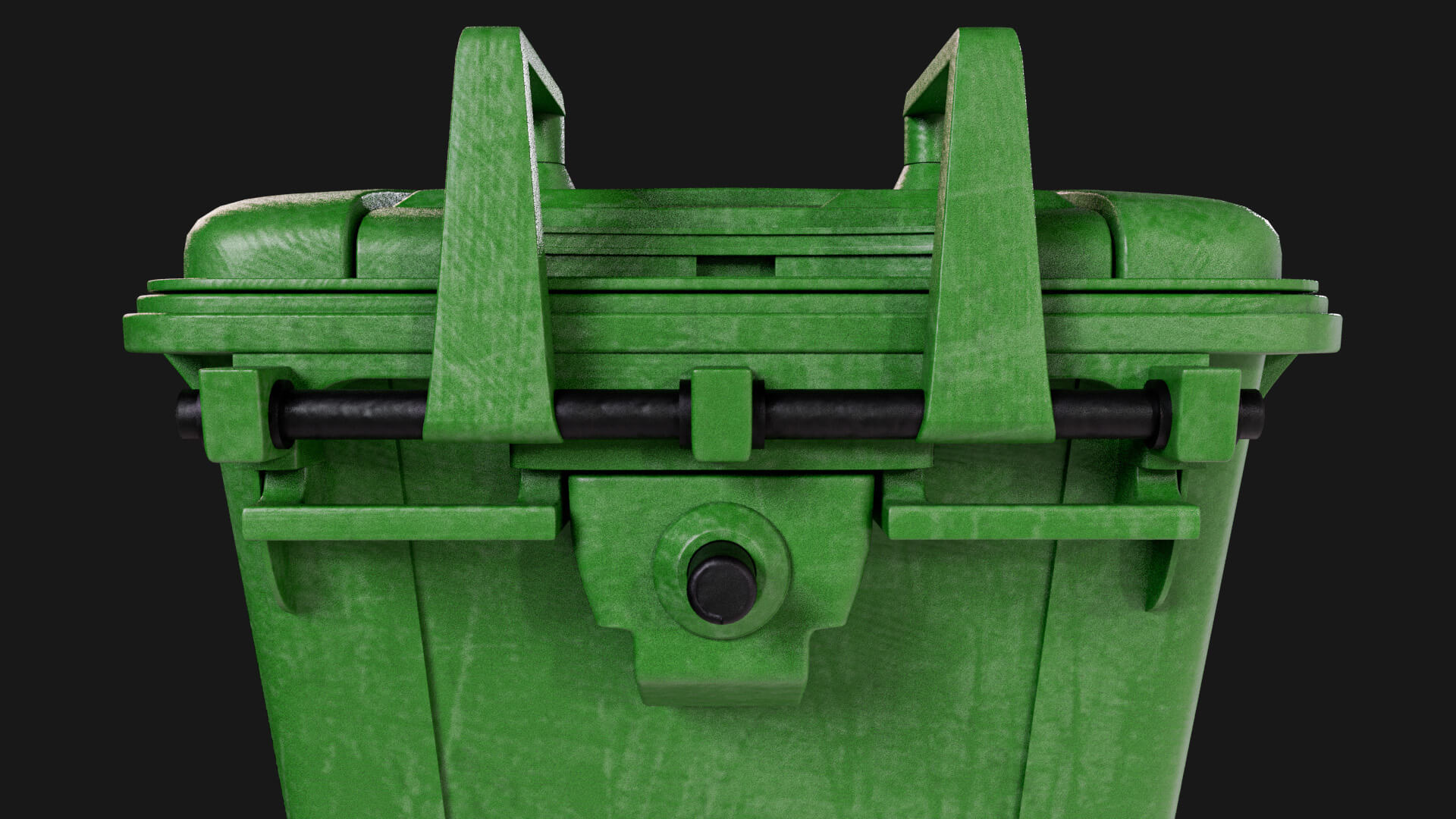 Dustbin Rigged PBR Unity UE V-Ray Arnold Textures Included 3D Model by ...