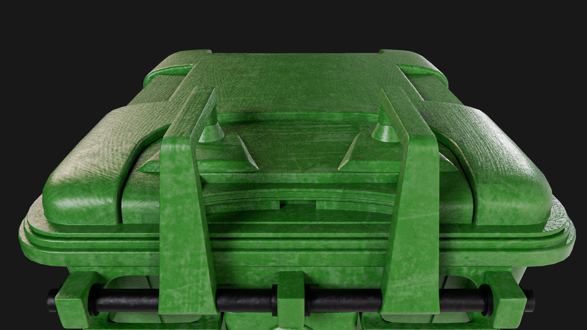 Dustbin Rigged PBR Unity UE V-Ray Arnold Textures Included 3D Model by ...