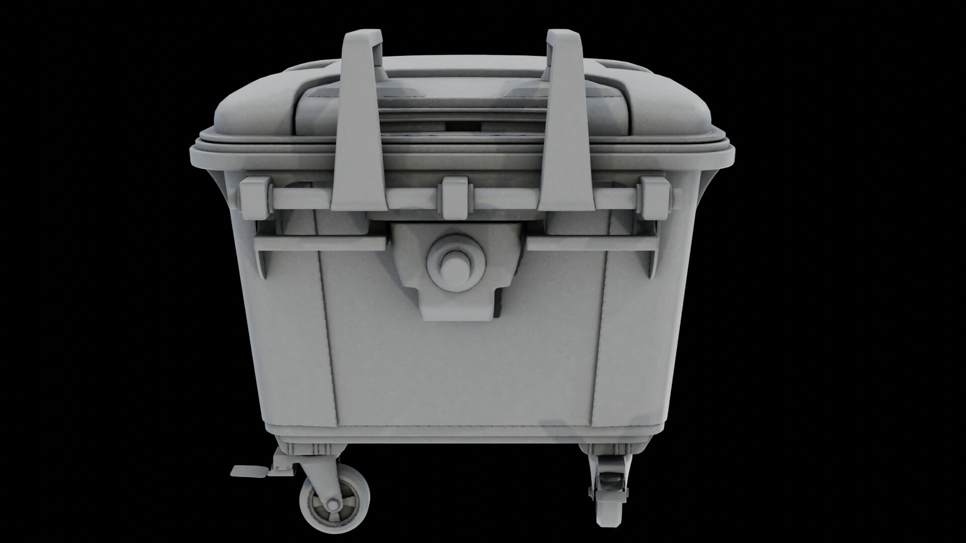 Dustbin Rigged PBR Unity UE V-Ray Arnold Textures Included 3D Model by ...