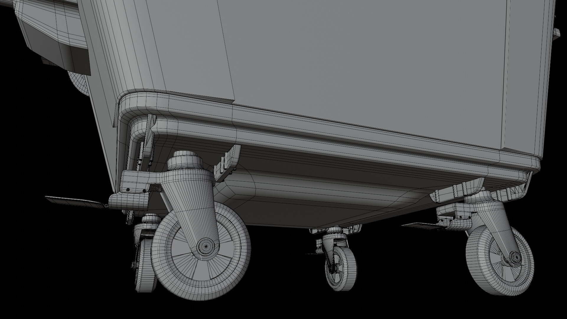 Dustbin Rigged PBR Unity UE V-Ray Arnold Textures Included 3D Model by ...