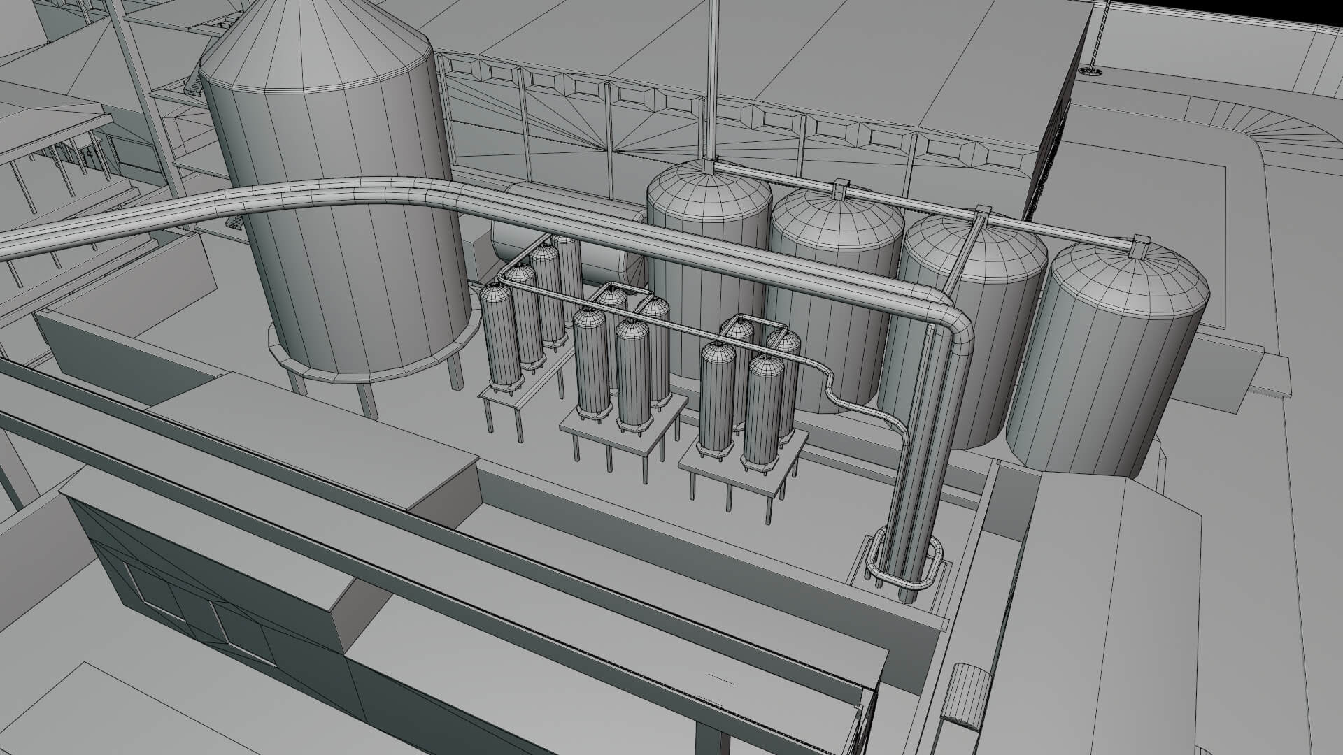 Factory Warehouse Exterior and Interior Game Ready With PBR - 3D Model ...