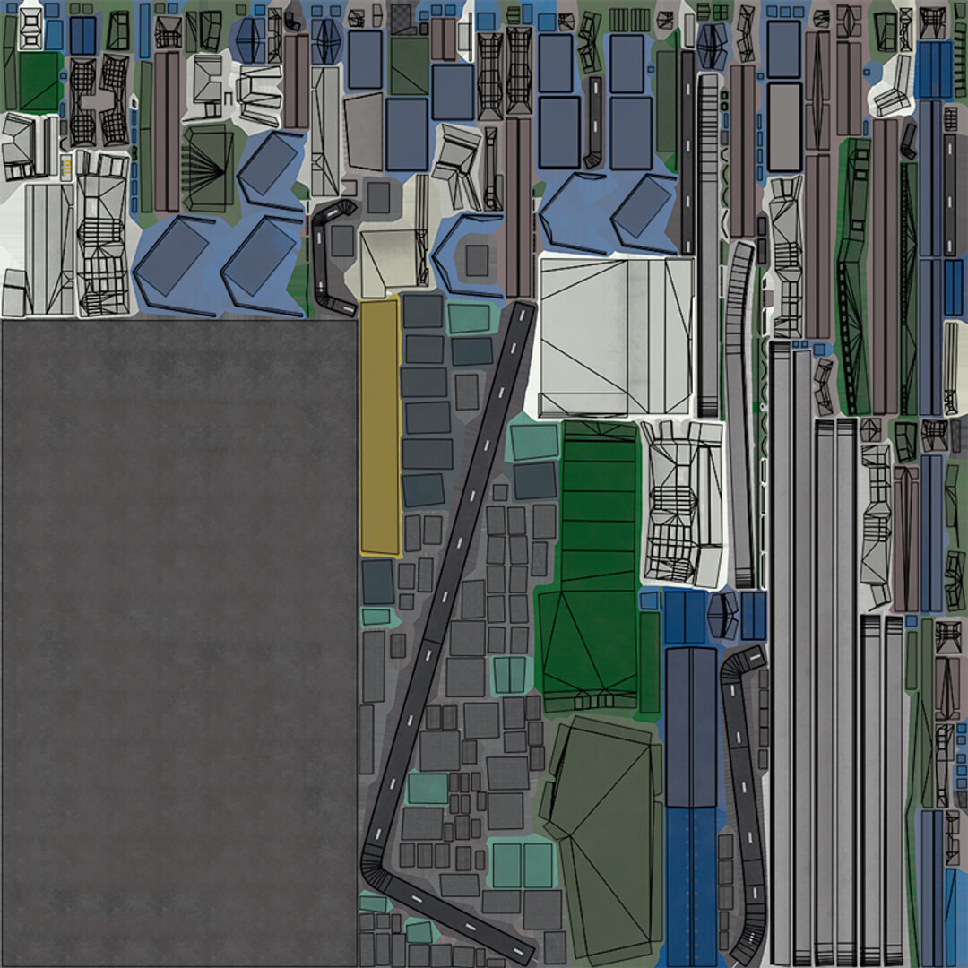 Factory Warehouse Exterior and Interior Game Ready With PBR - 3D Model ...