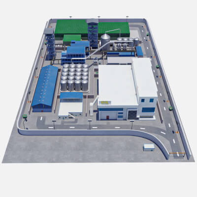 Factory Warehouse Exterior and Interior Game Ready With PBR - 3D Model ...