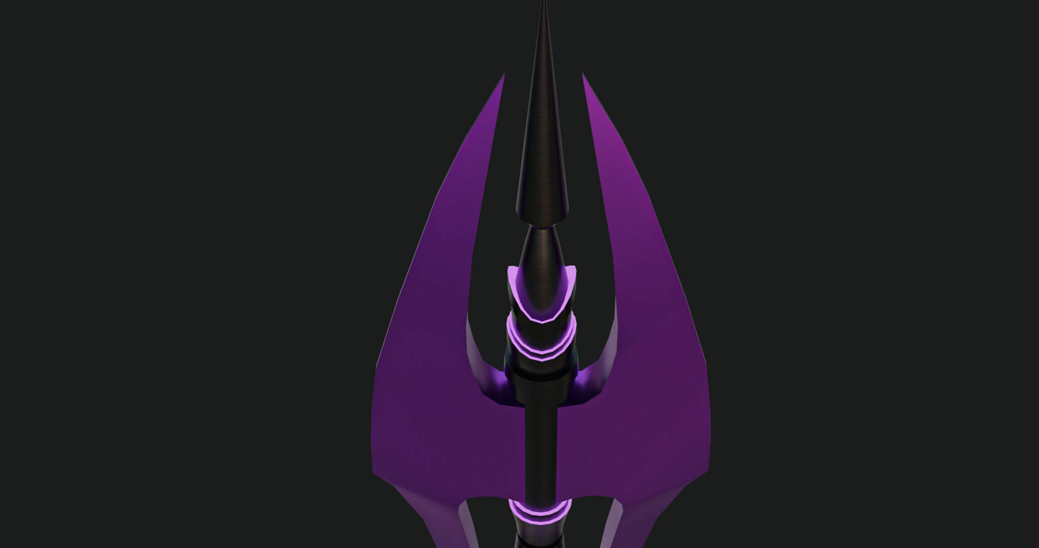 Fantasy Spear 02 Glow Weapon With PBR - 3D Model by Eight Vertex
