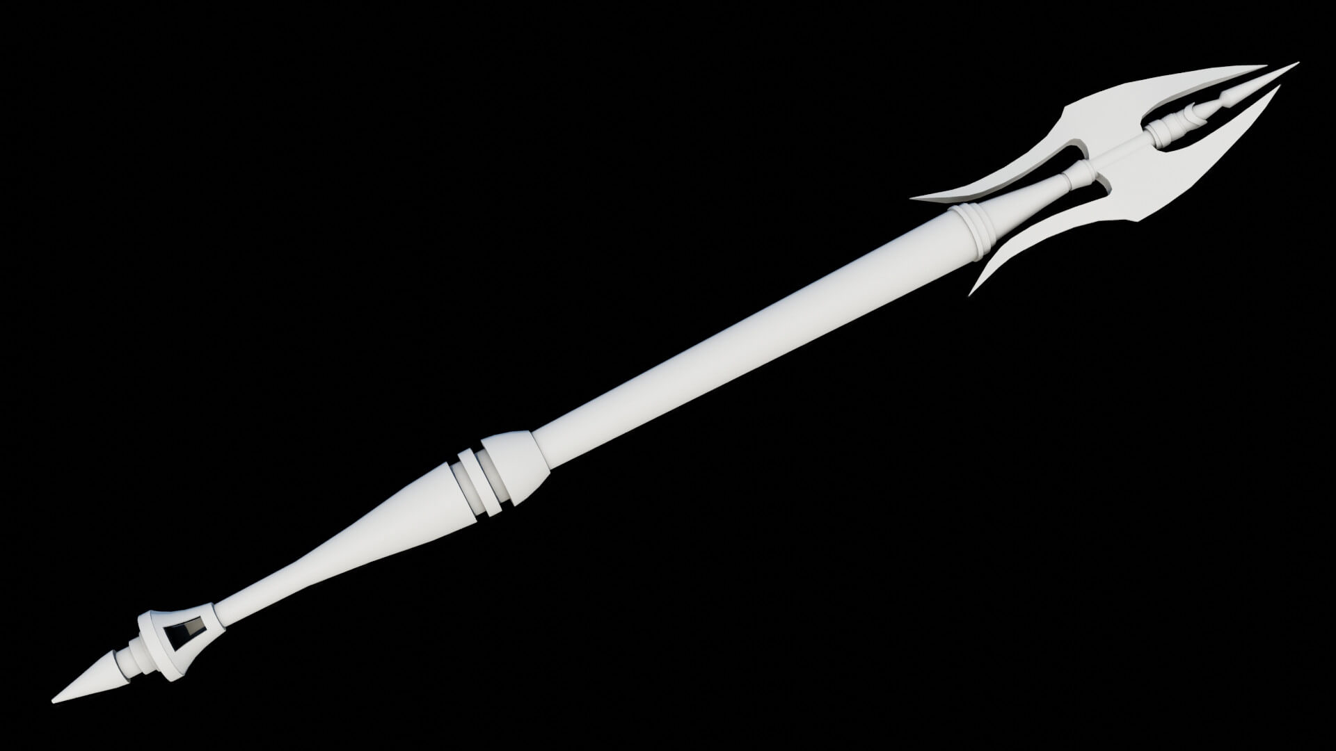 Fantasy Spear 02 Glow Weapon With PBR - 3D Model by Eight Vertex