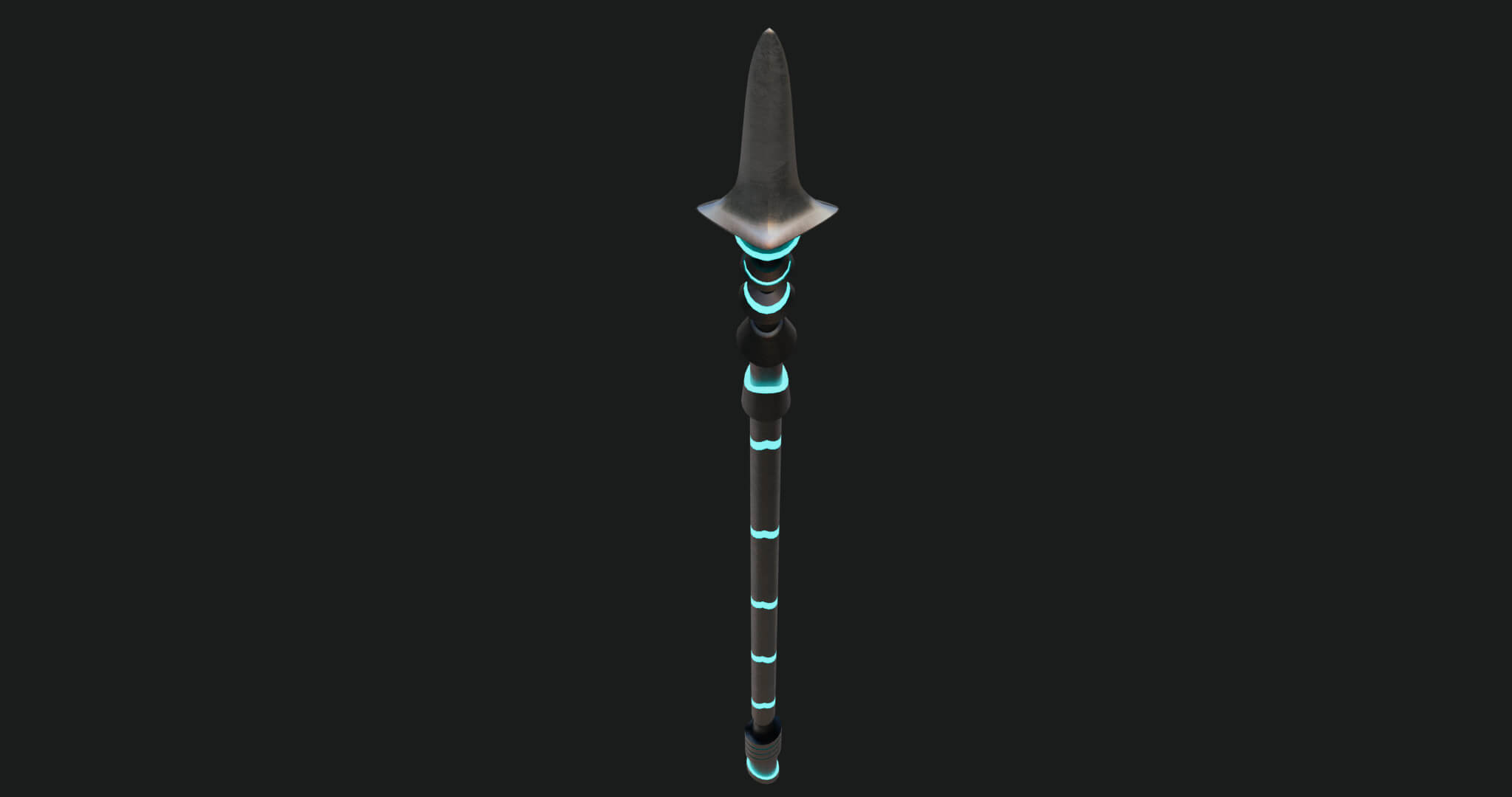 Fantasy Spear05 Glow Game Ready Unity PBR Unreal Engine - 3D Model by Eight Vertex