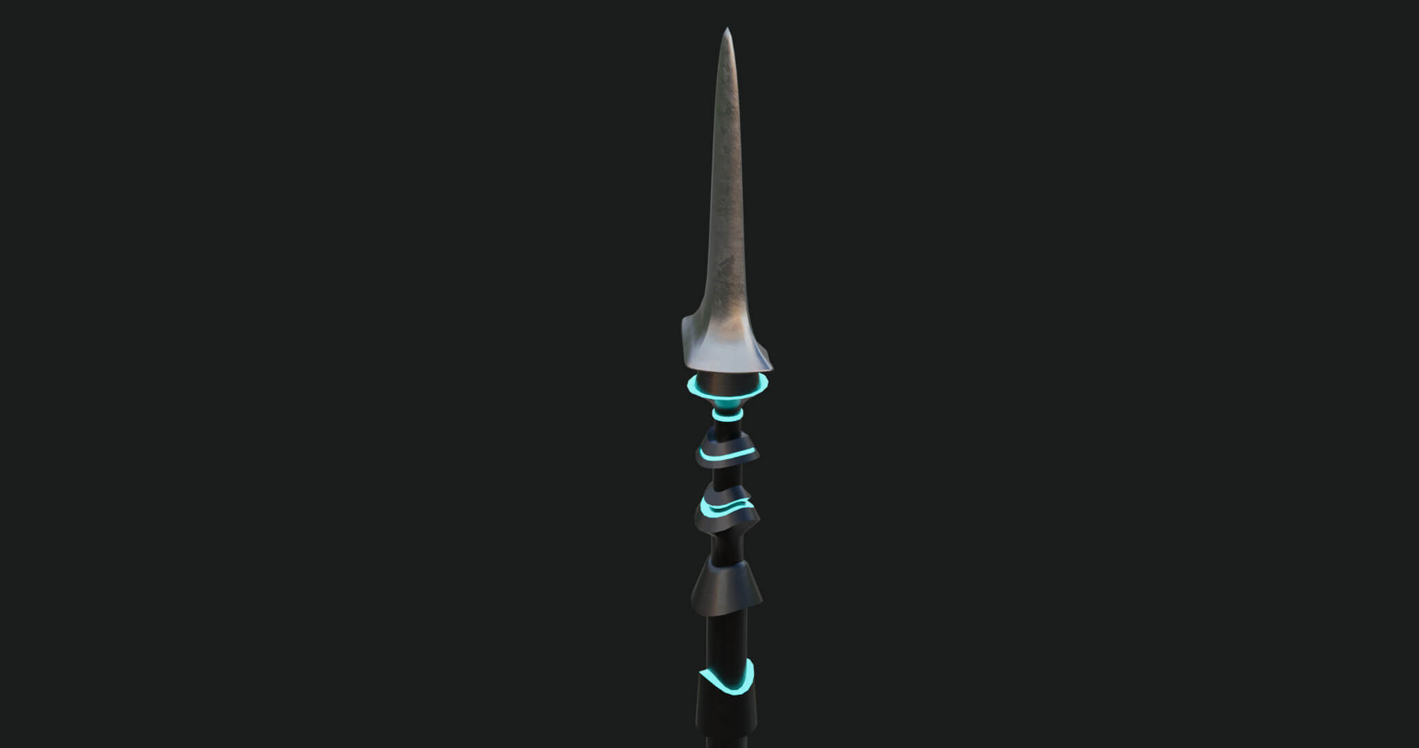 Fantasy Spear05 Glow Game Ready Unity PBR Unreal Engine - 3D Model by ...