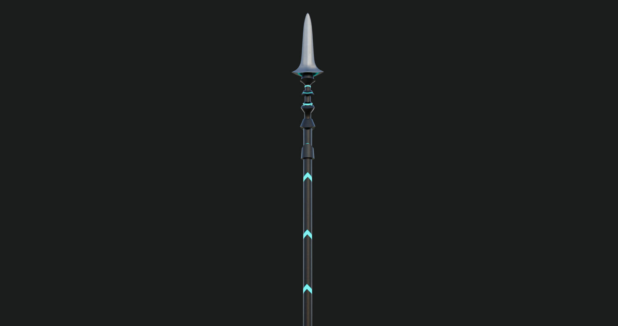 Fantasy Spear05 Glow Game Ready Unity PBR Unreal Engine - 3D Model by ...