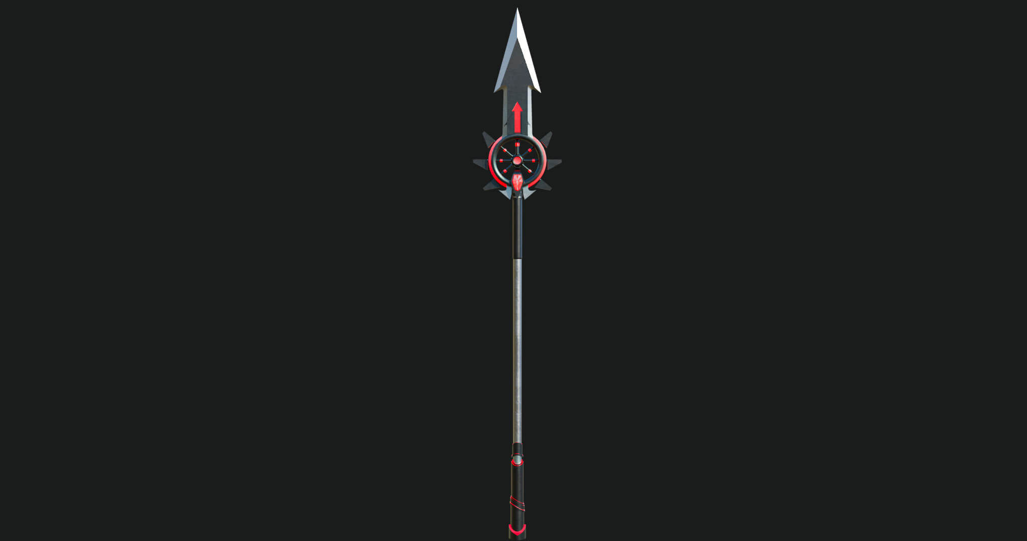 Fantasy Spear09 Glow Game Ready - 3D Model by Eight Vertex