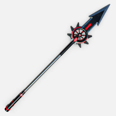 Fantasy Spear09 Glow Game Ready - 3D Model by Eight Vertex