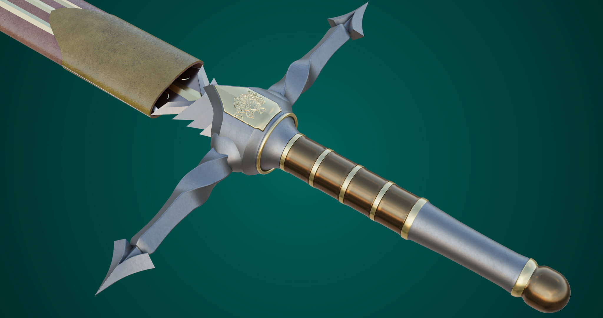 5 Fantasy Swords Collection All PBR Unity UE Textures by Eight Vertex