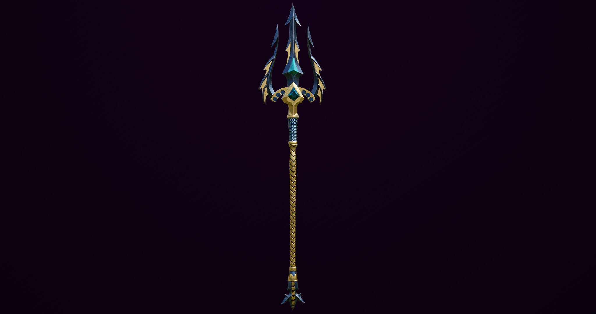 Fantasy Trident 01 - 3D Model by Eight Vertex