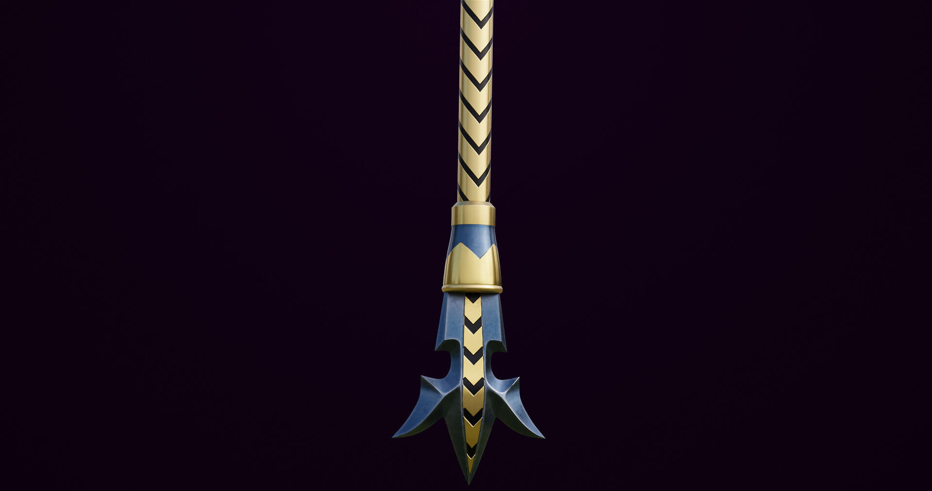 Fantasy Trident 01 - 3D Model by Eight Vertex