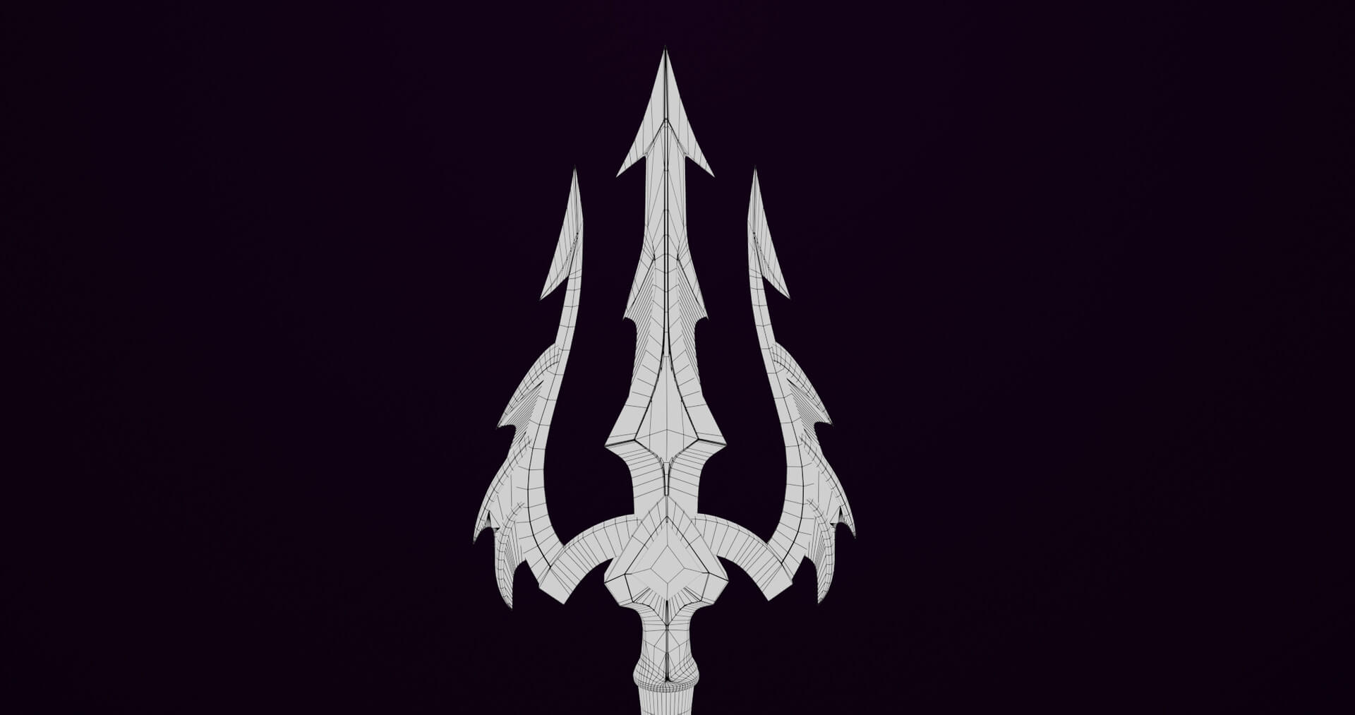 Fantasy Trident 01 - 3D Model by Eight Vertex