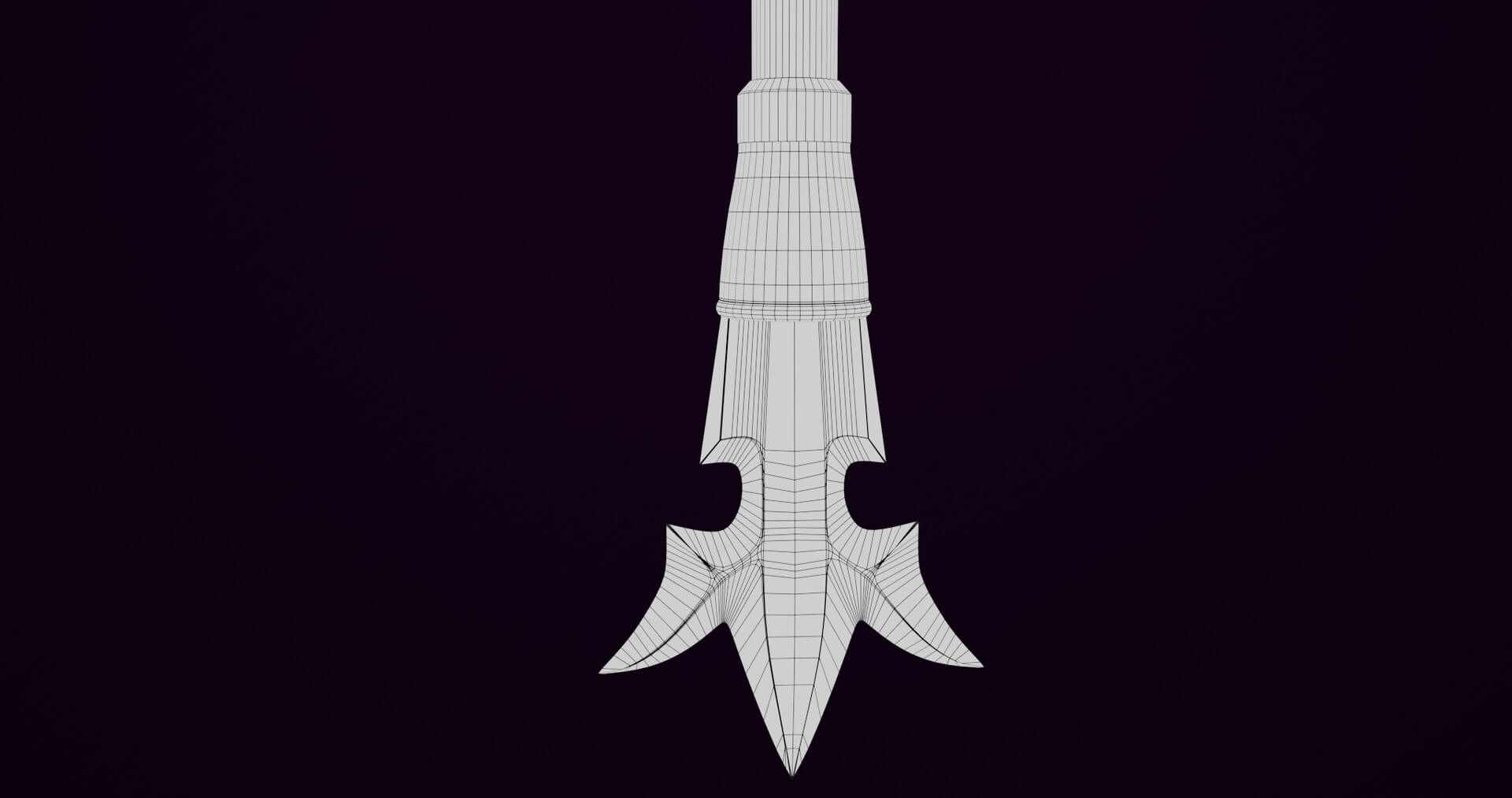 Fantasy Trident 01 - 3D Model by Eight Vertex