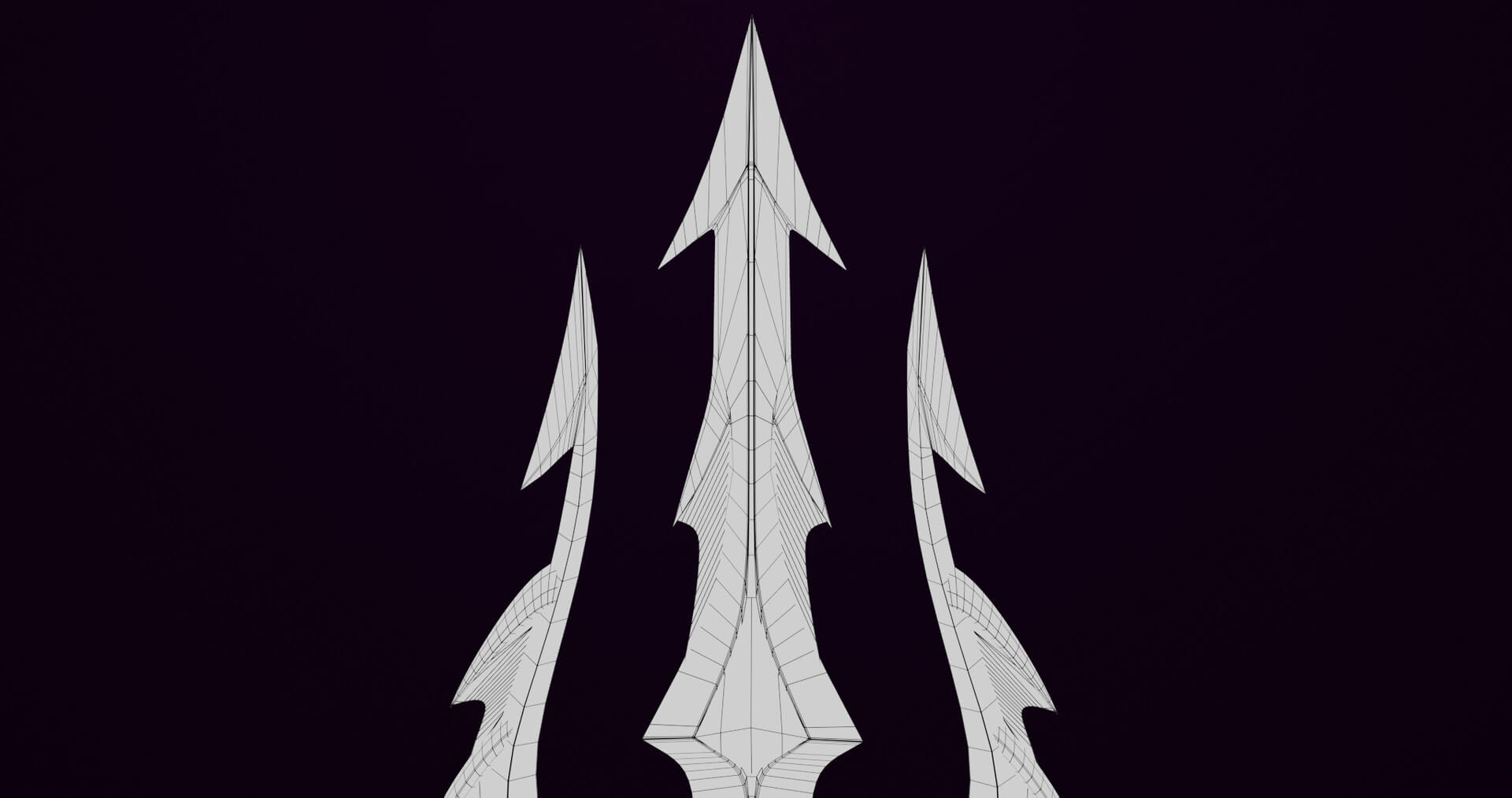 Fantasy Trident 01 - 3D Model by Eight Vertex
