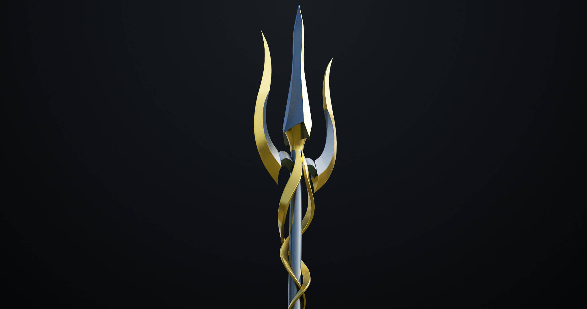 Fantasy Trident 02 - 3D Model by Eight Vertex