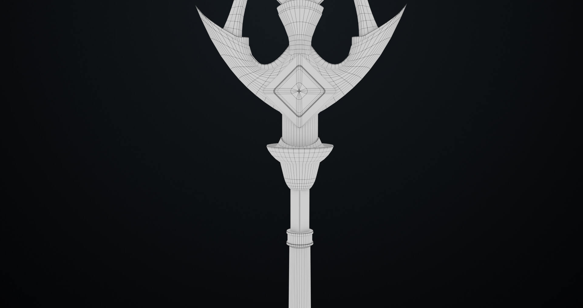 Fantasy Trident 03 - 3D Model by Eight Vertex