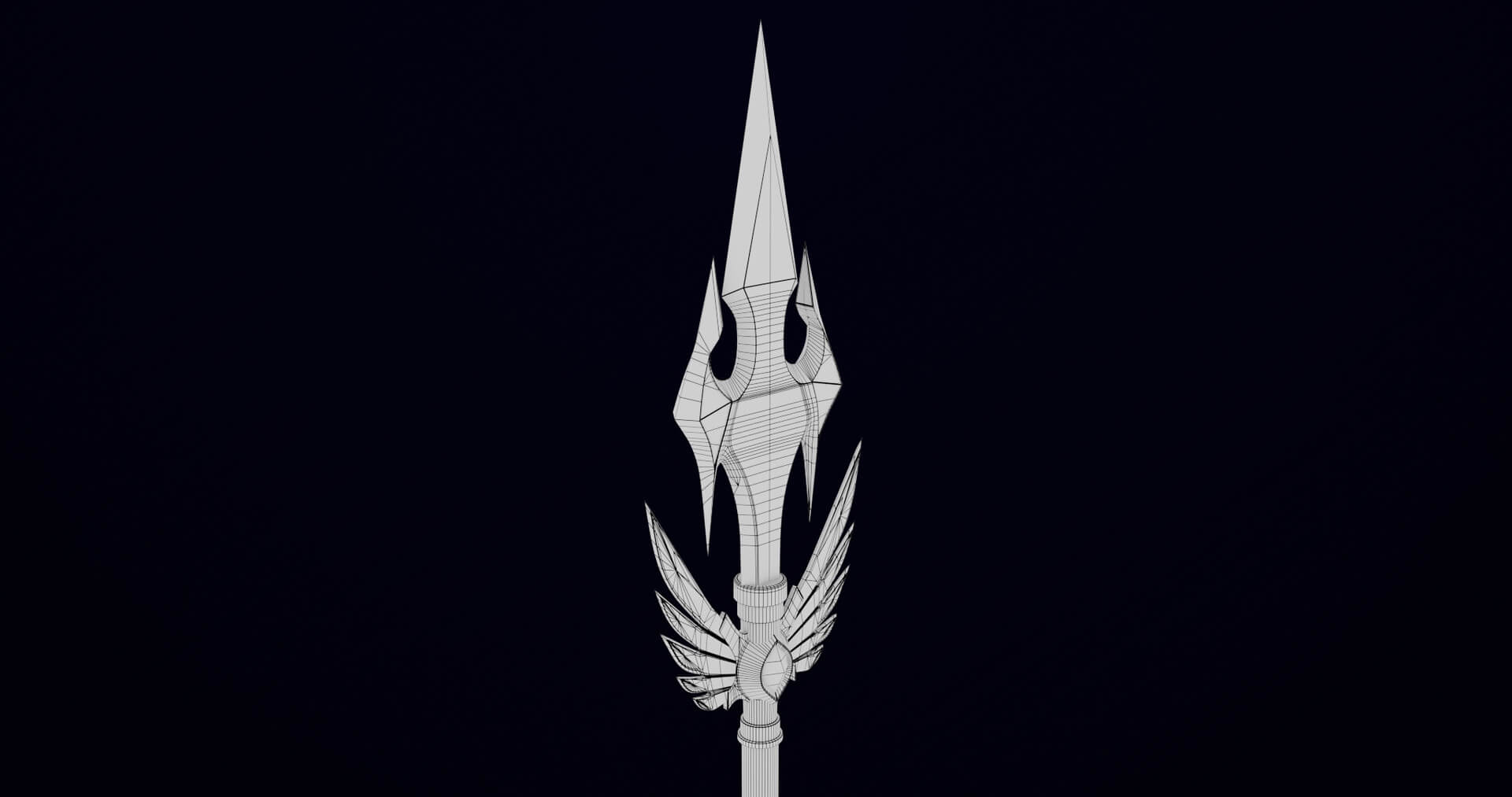 Fantasy Trident 05 - 3D Model by Eight Vertex