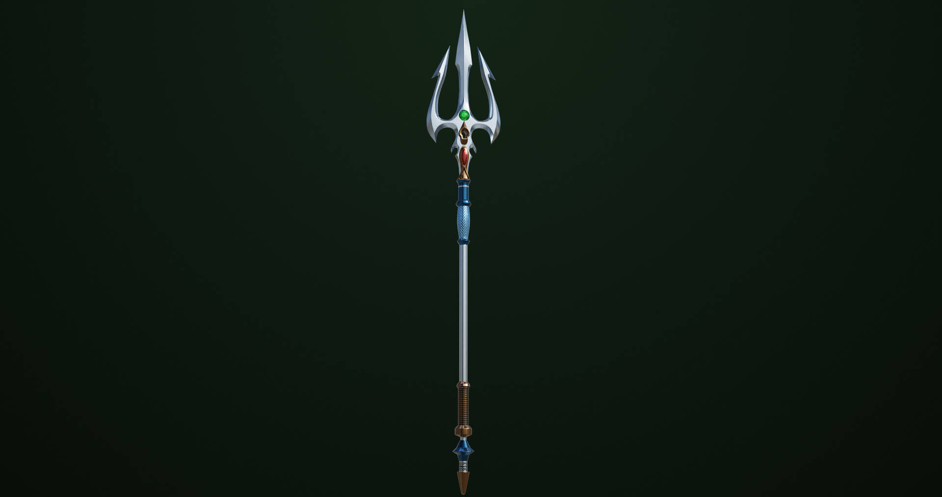 Fantasy Trident 06 - 3D Model by Eight Vertex