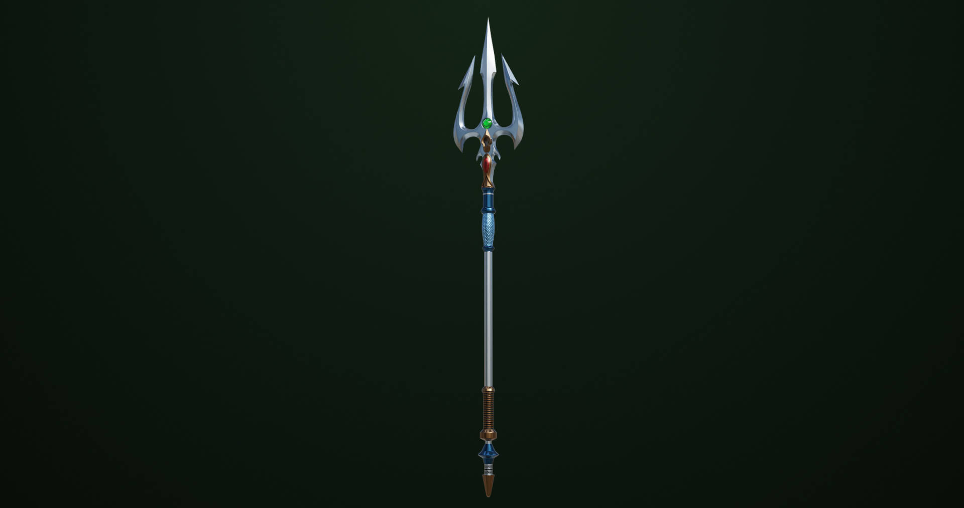 Fantasy Trident 06 - 3D Model by Eight Vertex