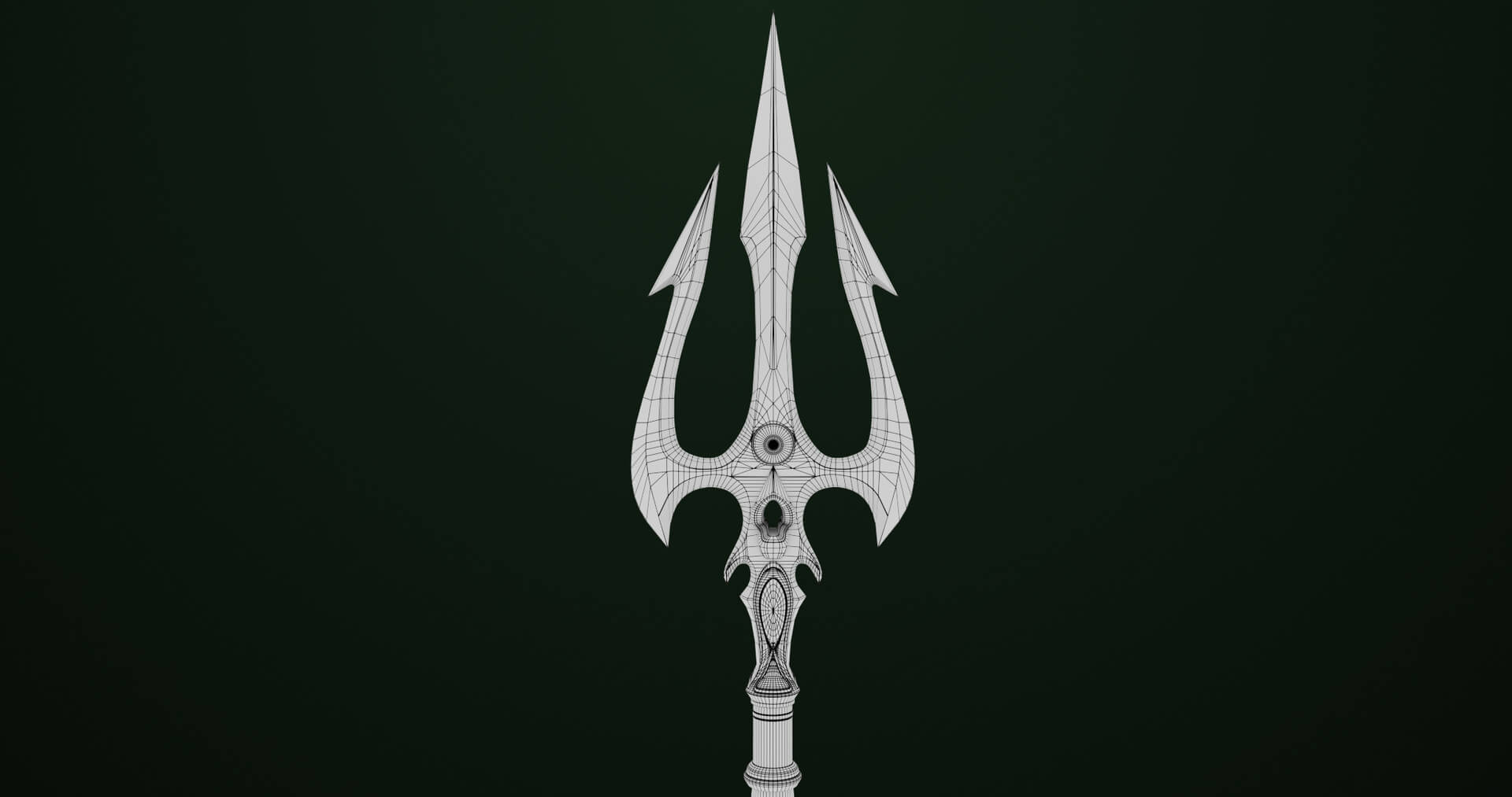 Fantasy Trident 06 - 3D Model by Eight Vertex