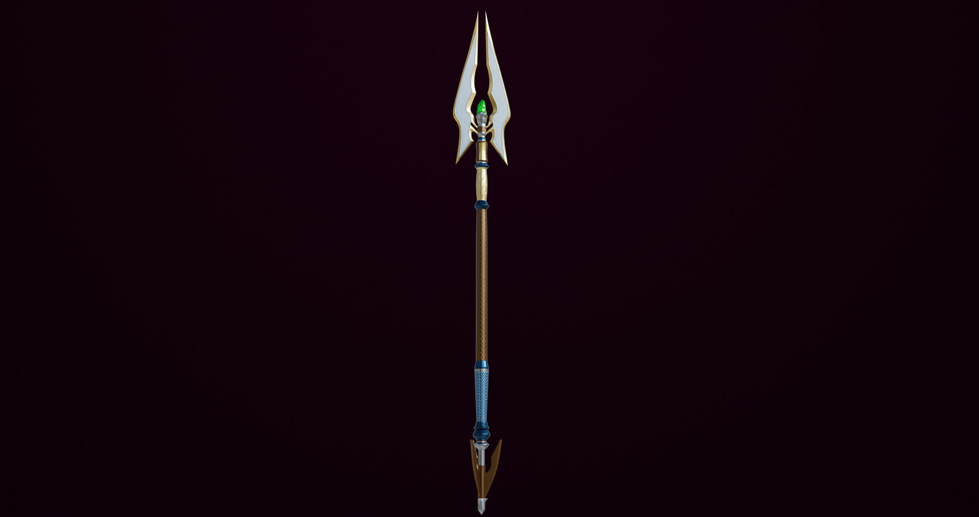 Fantasy Trident 07 - 3D Model by Eight Vertex