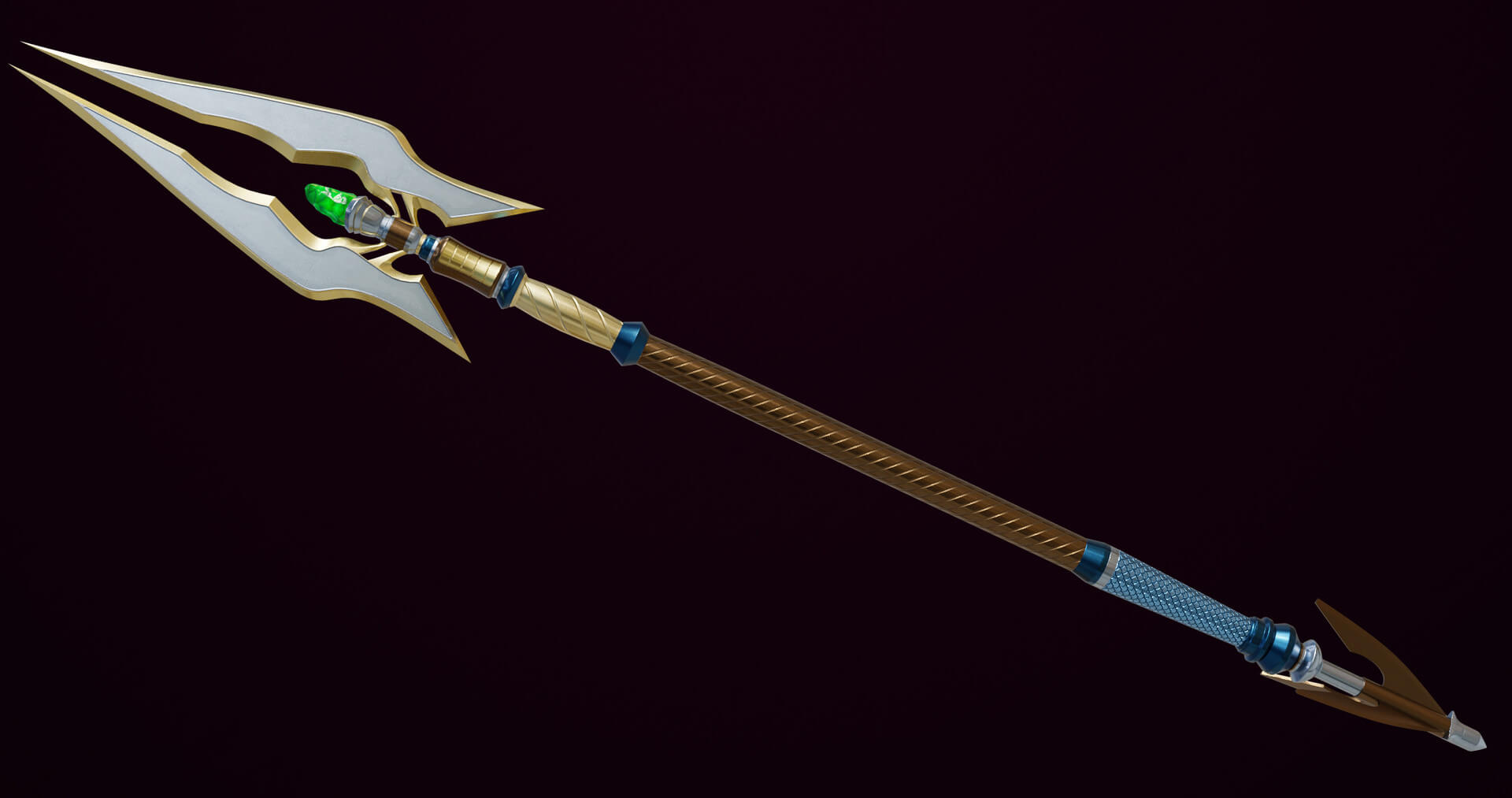 Fantasy Trident 07 - 3D Model by Eight Vertex