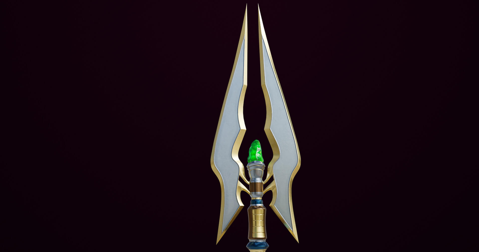 Fantasy Trident 07 - 3D Model by Eight Vertex