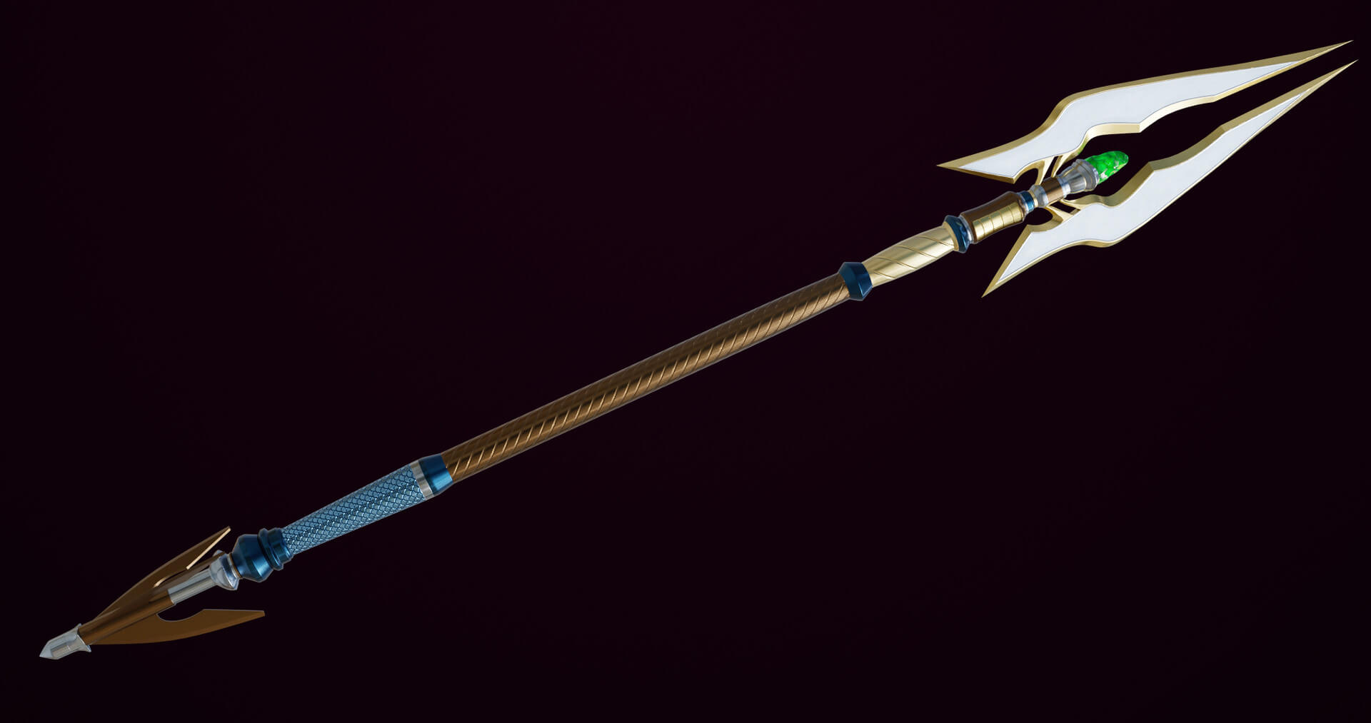 Fantasy Trident 07 - 3D Model by Eight Vertex