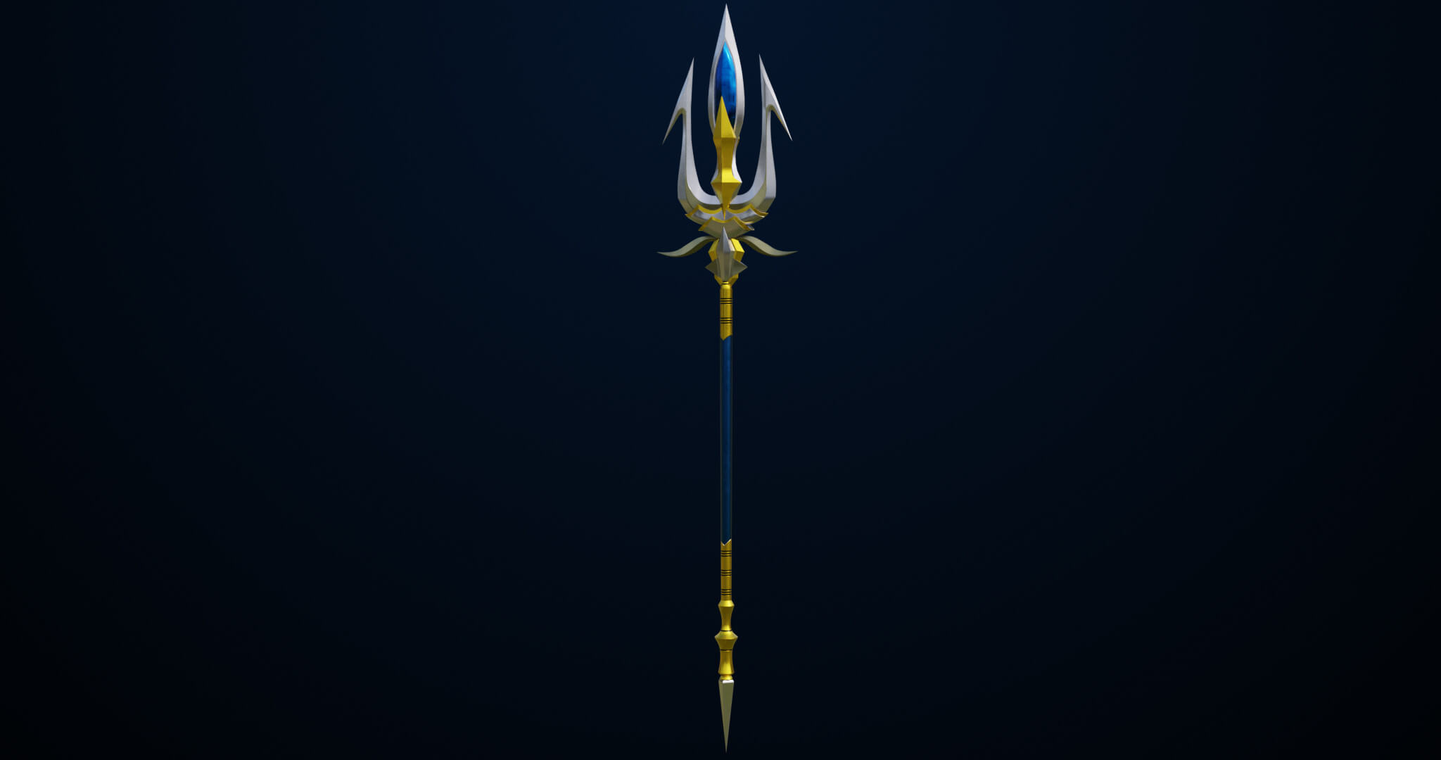 Fantasy Trident 04 - 3D Model by Eight Vertex