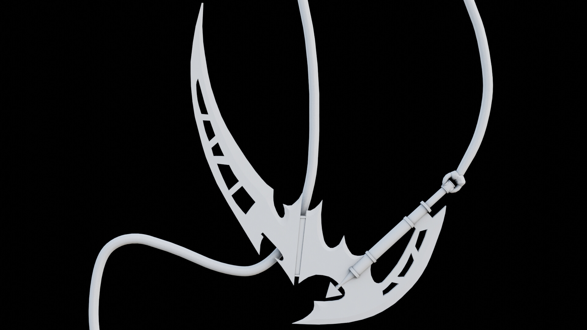 Flail Blade Weapon Game Ready PBR (Rope Version) - 3D Model by Eight Vertex