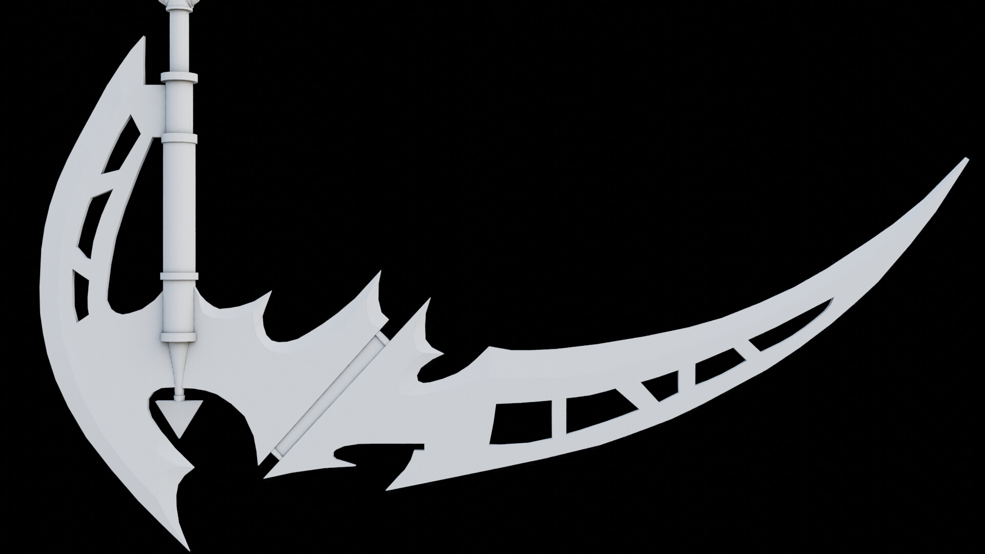 Flail Blade Weapon Game Ready PBR (Rope Version) - 3D Model by Eight Vertex