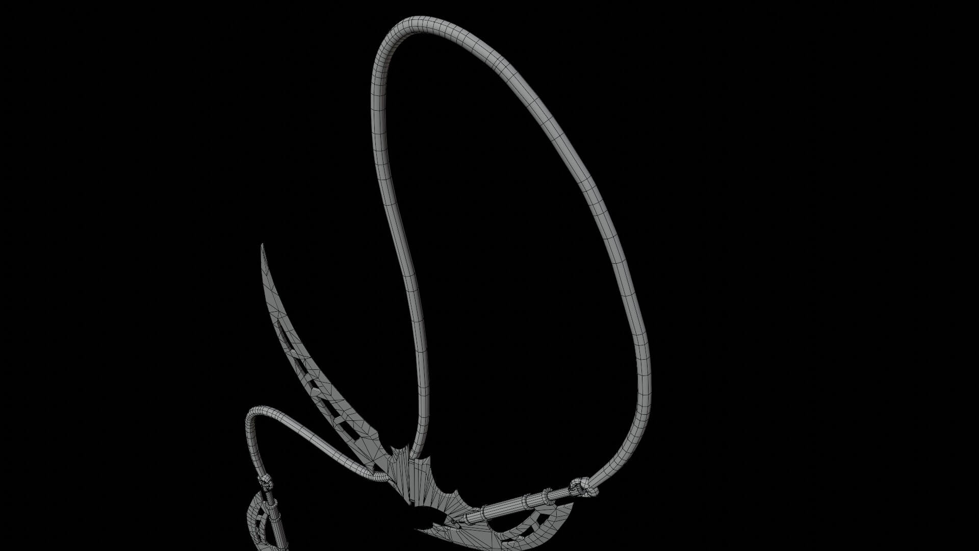 Flail Blade Weapon Game Ready PBR (Rope Version) - 3D Model by Eight Vertex