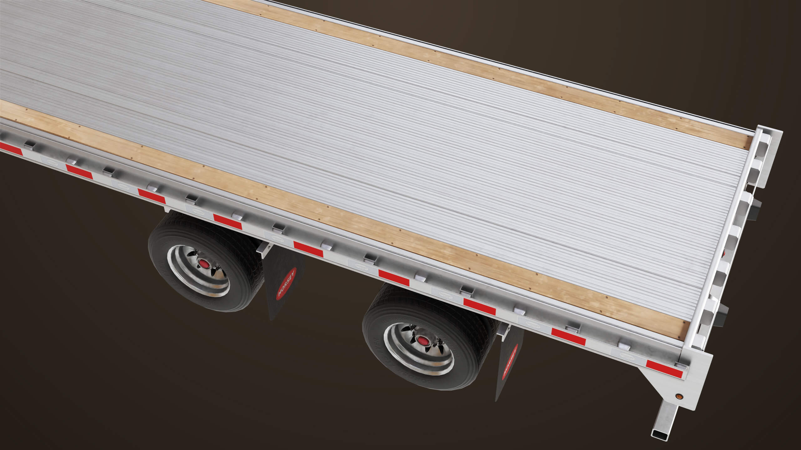 Flat Bed Trailer 05 Heavy Truck All PBR Unity UE Textures - 3D Model by ...